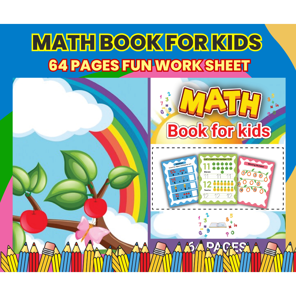 [PDF] 64 Pages Math Book For Kids - Worksheet Kids Buku Latihan Kanak ...