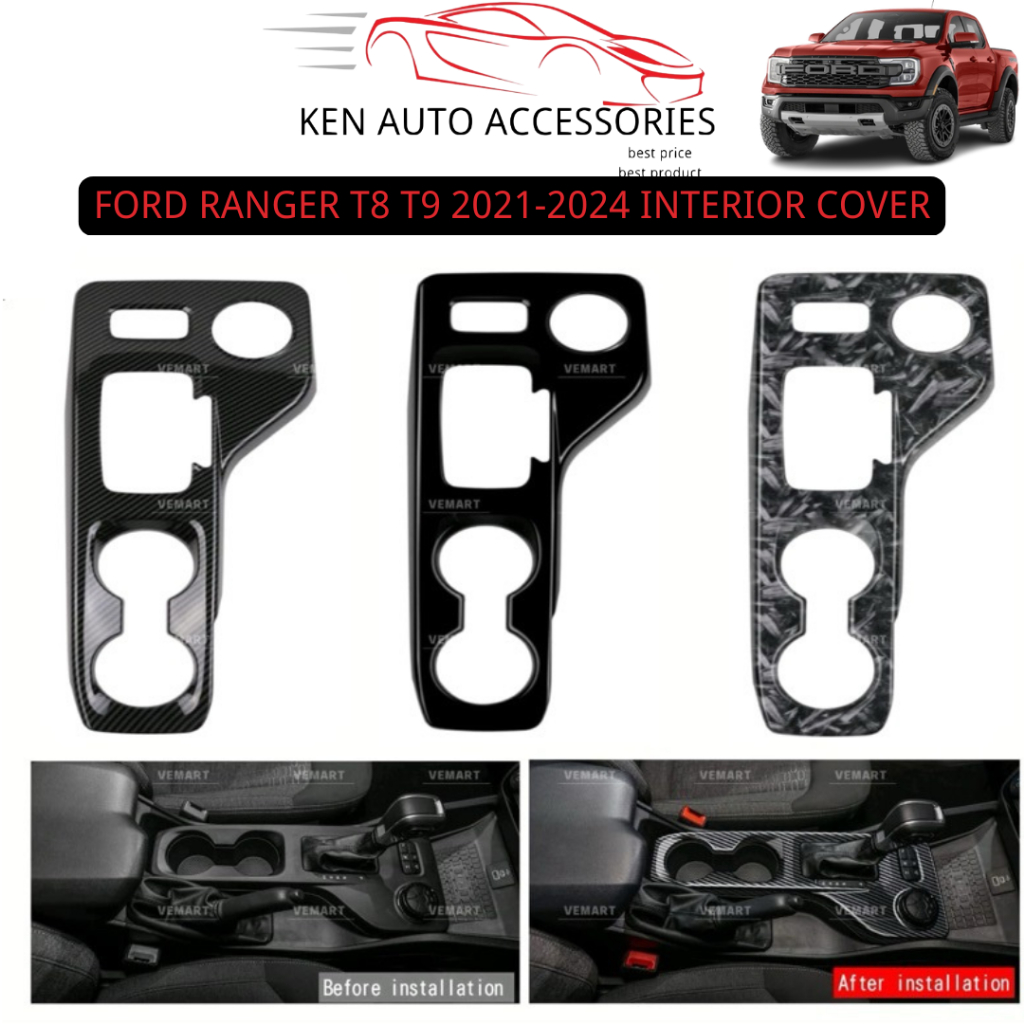 FORD RANGER T8 T9 2021-2024 INTERIOR COVER GEAR SWITCH PANEL FRAME GEAR ...