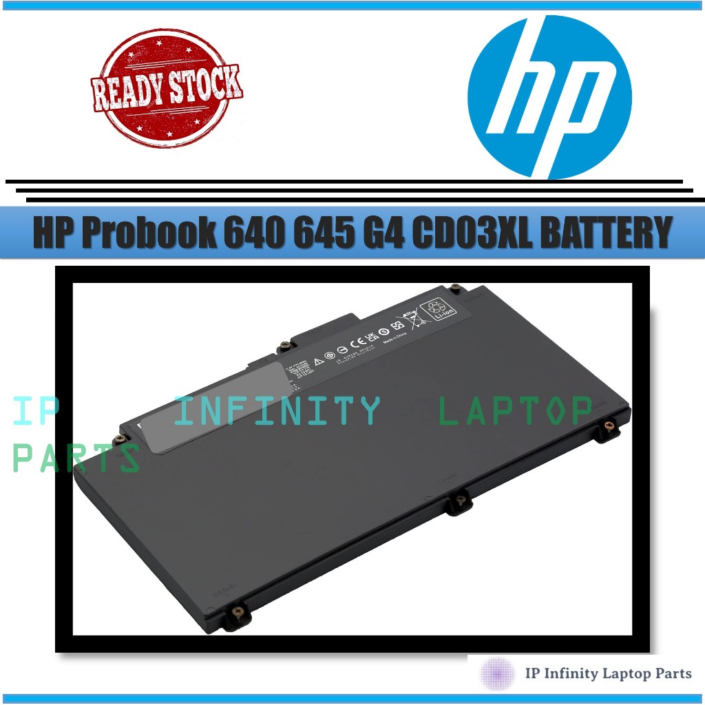 HP CD03XL battery HP ProBook 640 645 650 655 G4 HSTNN-IB813 CD03048XL ...