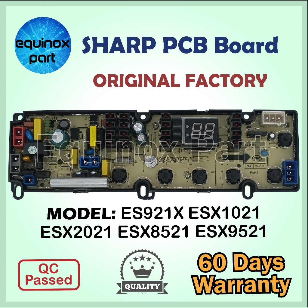 ES921X ESX1021 ESX2021 ESX8521 ESX9521 SHARP Washing Machine PCB Board ...
