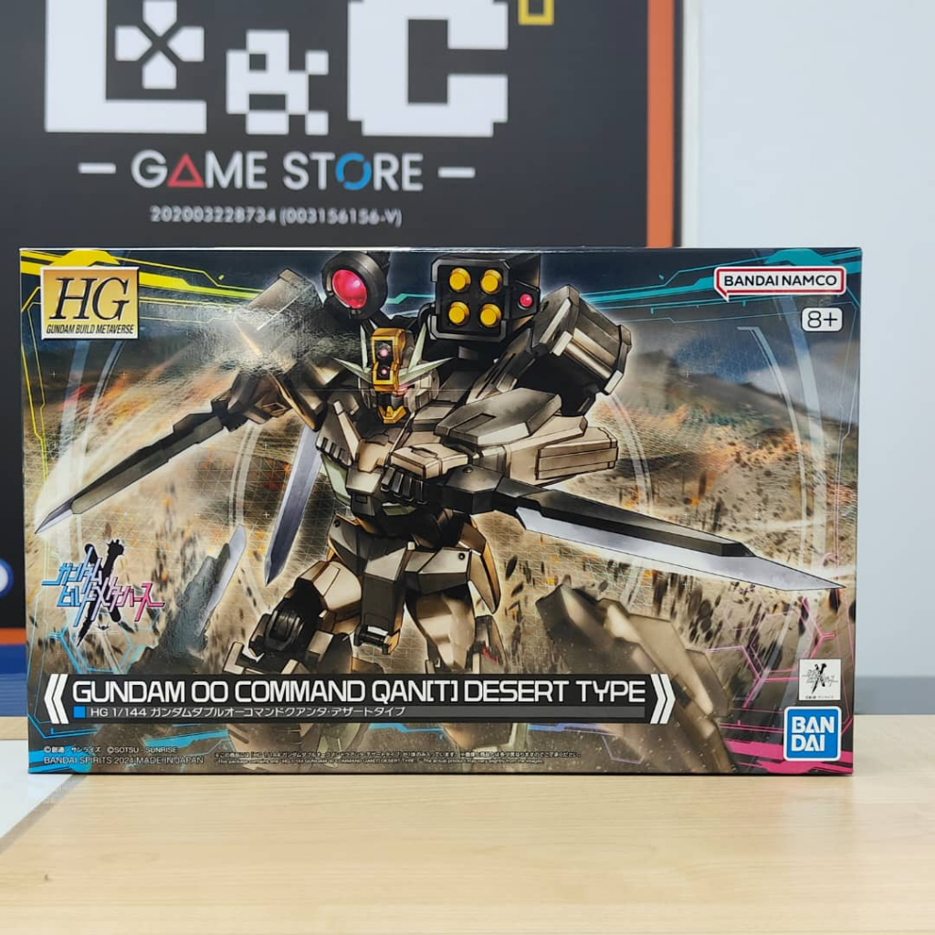 [Ready Stock] Bandai HG 1/144 Gundam 00 Command Qan [T] Desert Type | Shopee Malaysia