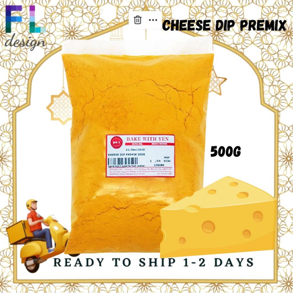 CHEESE DIP PREMIX Flour Snack Foods Fried Chicken 500g Bake With YEN ...