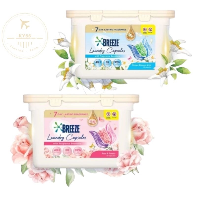 Breeze 3in1 Fragrance With Laundry Capsule Pod-16's#capsules #cloth # ...