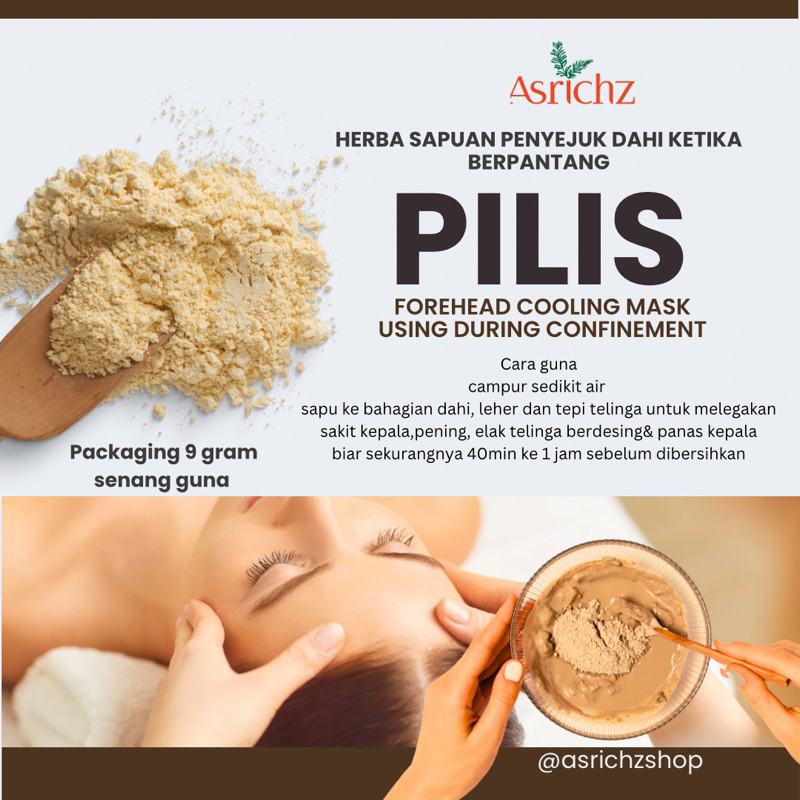 PILIS SAPUAN PENYEJUK DAHI BERPANTANG Tradisional 9g | Shopee Malaysia