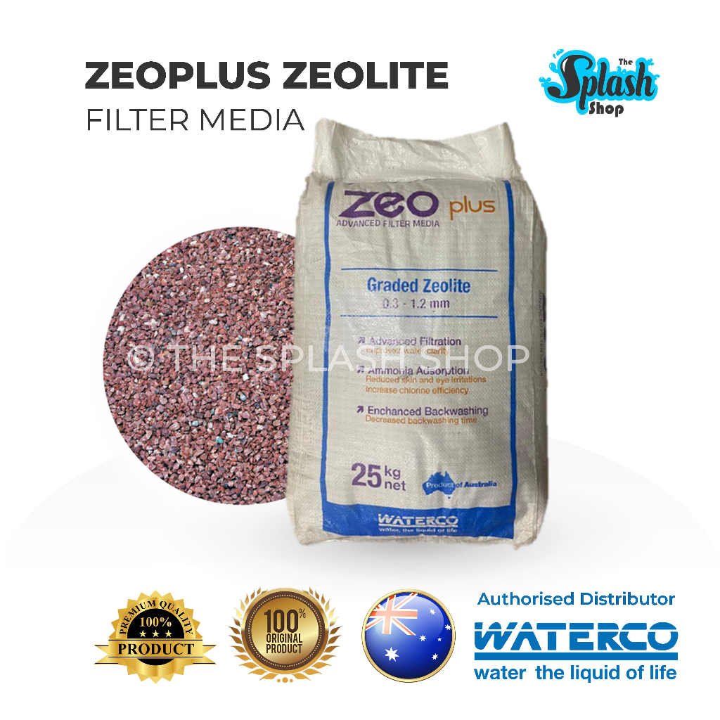 𝐒𝐀𝐍𝐃 𝐌𝐄𝐃𝐈𝐀 - Zeoplus Zeolite Premium Sand (25kg /bag) : WATERCO TOP ...