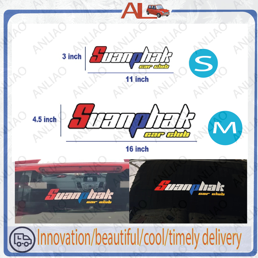 Suanphak car club car sticker / cs669 | Shopee Malaysia