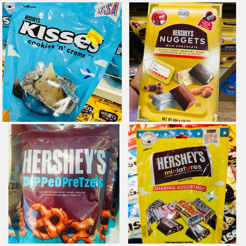 Coklat Langkawi Hersheys Miniatures/ Kisses/Nuggets/Pretzels Family ...