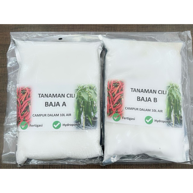 Baja AB tanaman Cili tumbesaran fertigasi 1kg+1kg | Shopee Malaysia
