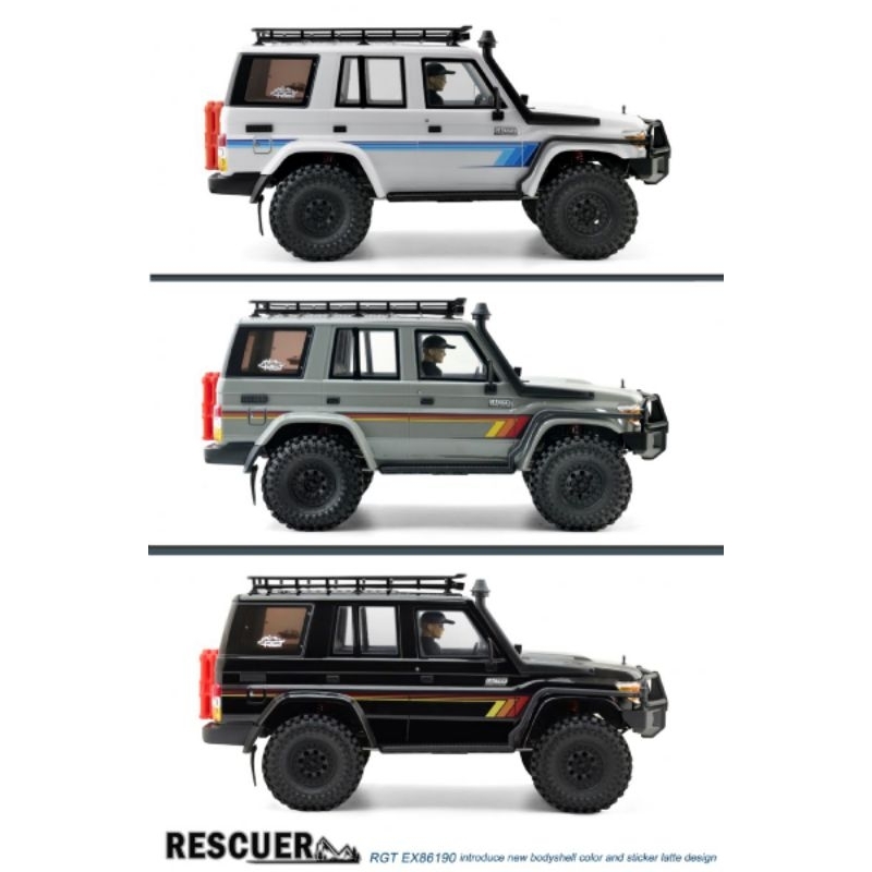 1/10 RC CRAWLER RGT EX86190 RESCUER TOYOTA LANDCRUISER LC76 RTR ...