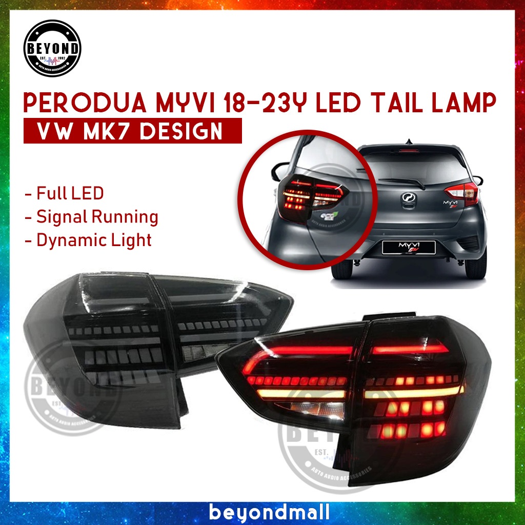 PERODUA MYVI (2018-2023) MK7 LED TAIL LAMP / MYVI G3 MK7 TAIL LAMP (2 ...