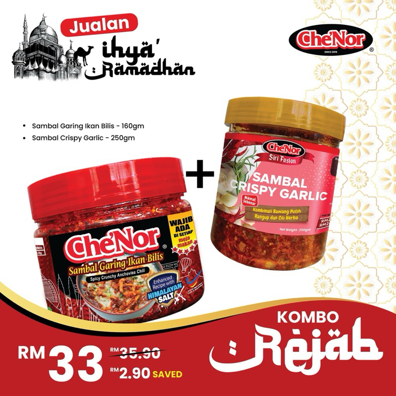 Sambal Garlic Che Nor kombo | Shopee Malaysia