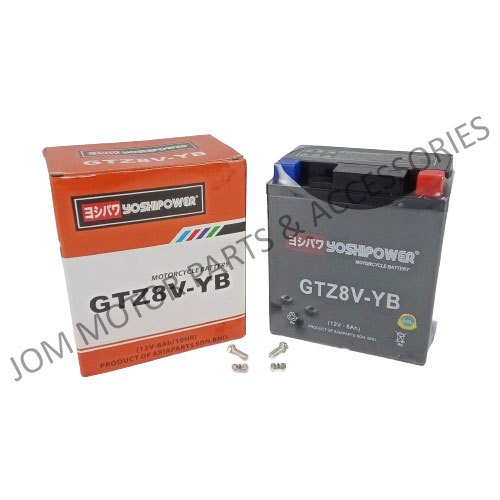 【YOSHIPOWER】GTZ8V = YTX7L Sealed Motorcycle Battery Bateri Motor ...