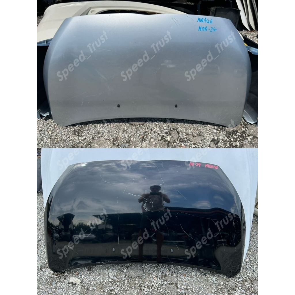 (USED) Original Front Bonnet Bonet Depan Mitsubishi Mirage A03A A05A ...