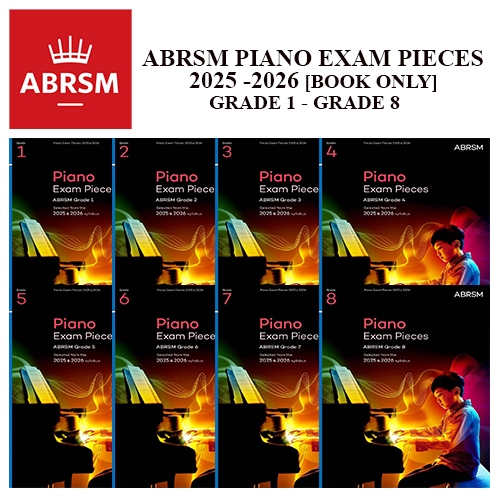 ABRSM Piano Exam Pieces 2025 & 2026 Grade 1 - Grade 8 (Book Only ...