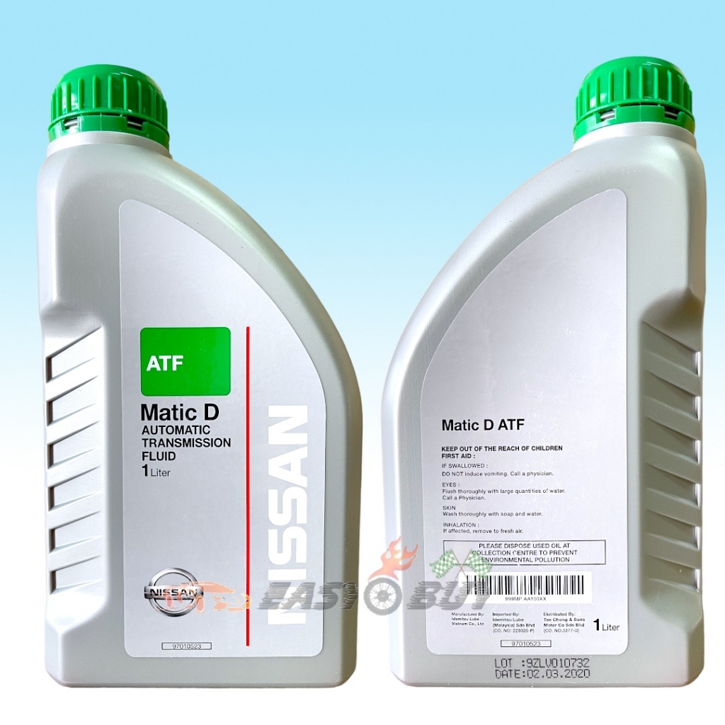 Nissan ATF Automatic Transmission Fluid Auto Gear Oil 1L Matic-D ...