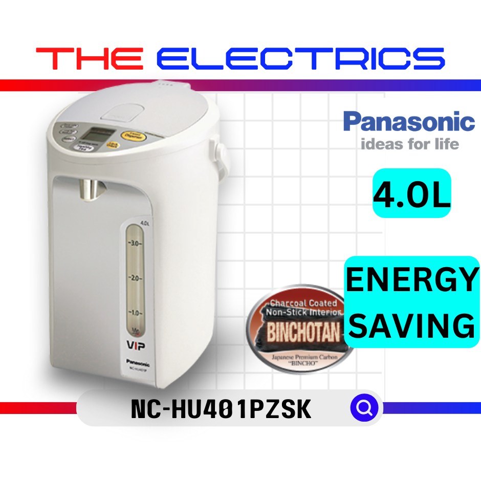 PANASONIC 4.0L VIP ENERGY SAVING THERMO POT NC-HU401 NC-HU401P NC-HU401PZSK (DOUBLE BOX ...