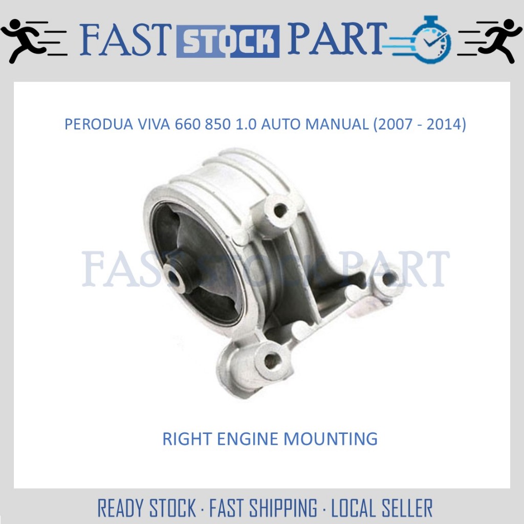 RIGHT ENGINE MOUNTING - 12305-B2050 PERODUA VIVA 660 850 1.0 AUTO ...