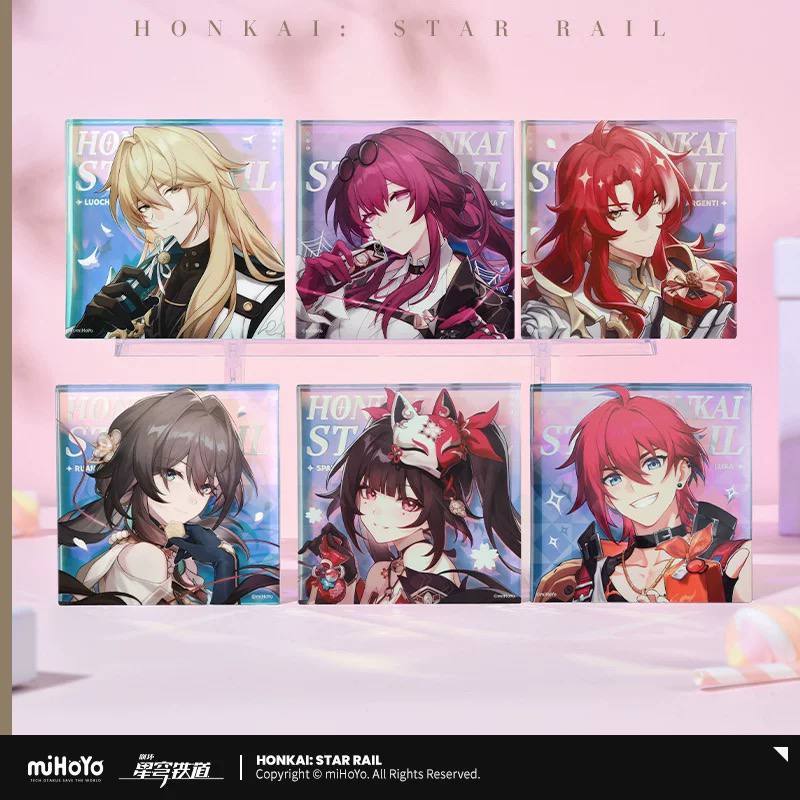 Official Honkai Star Rail Valentine Thick Acrylic Block Kafka Sparkle ...