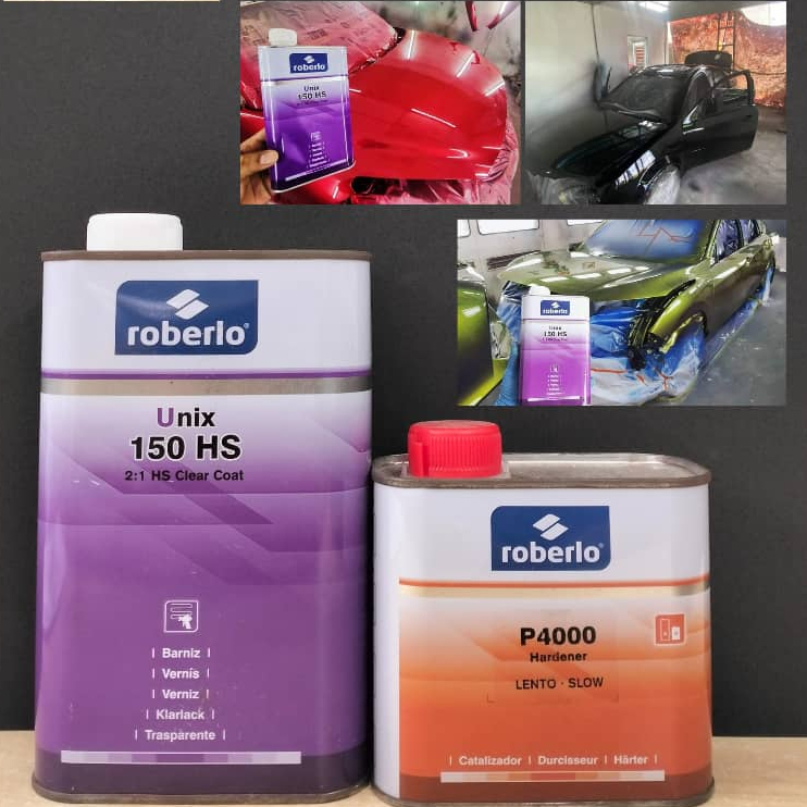 ROBERLO UNIX 150HS 2K CLEAR & HARDENER (P4000) | Shopee Malaysia