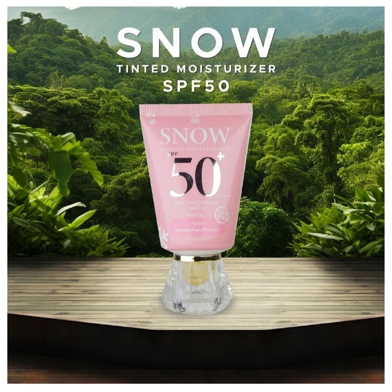 DHERBS SNOW TINTED MOISTURISER SUNSCREEN SPF 50 BY ALIFF SYUKRI ...