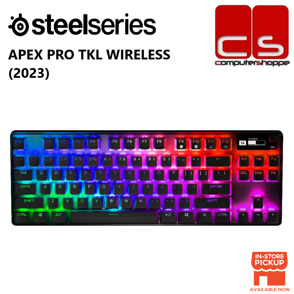 SteelSeries Apex Pro TKL Wireless (2023) RGB Omnipoint 2.0 Mechanical ...