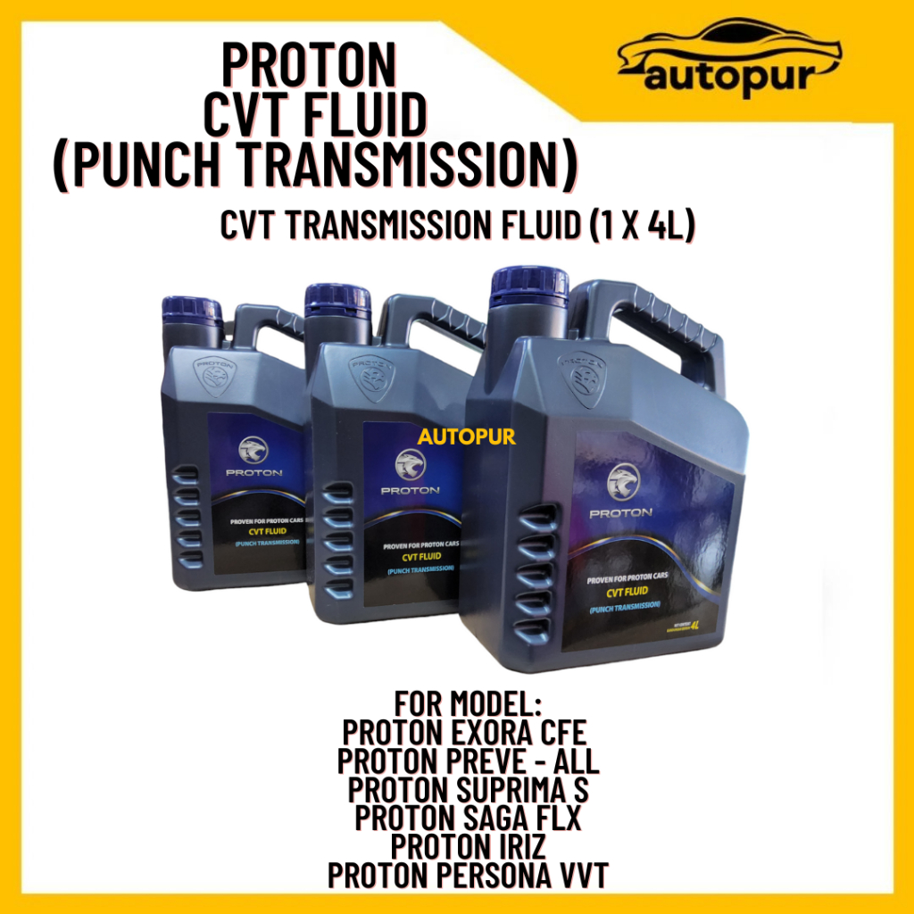 Proton CVT Gear Oil 4L - Punch CVT Transmission | Shopee Malaysia