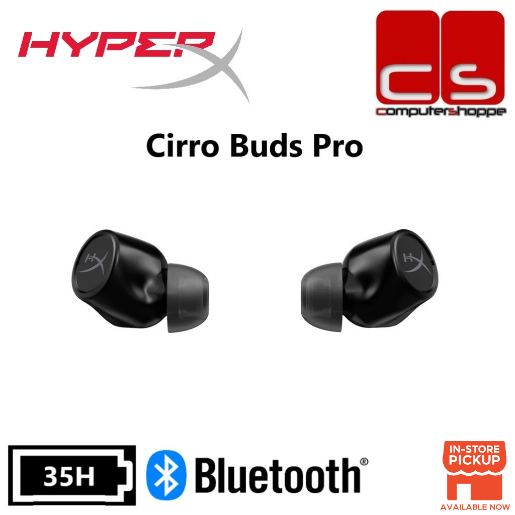 HyperX Cirro Buds Pro True Wireless Bluetooth Gaming Earbuds - Black ...