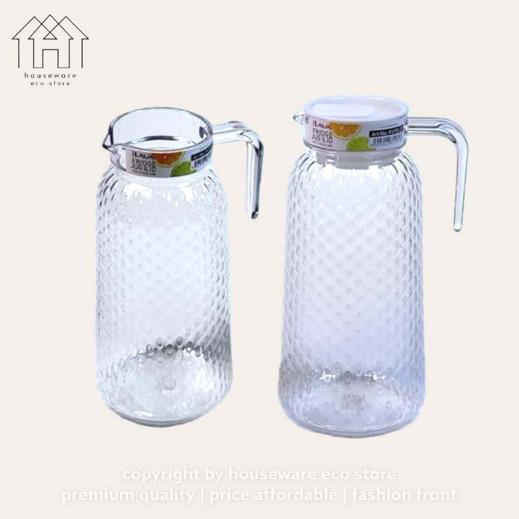 LAVA 1.7L Fridge Jug | Transparent Jug | Plastic Jug | Serving Jug ...