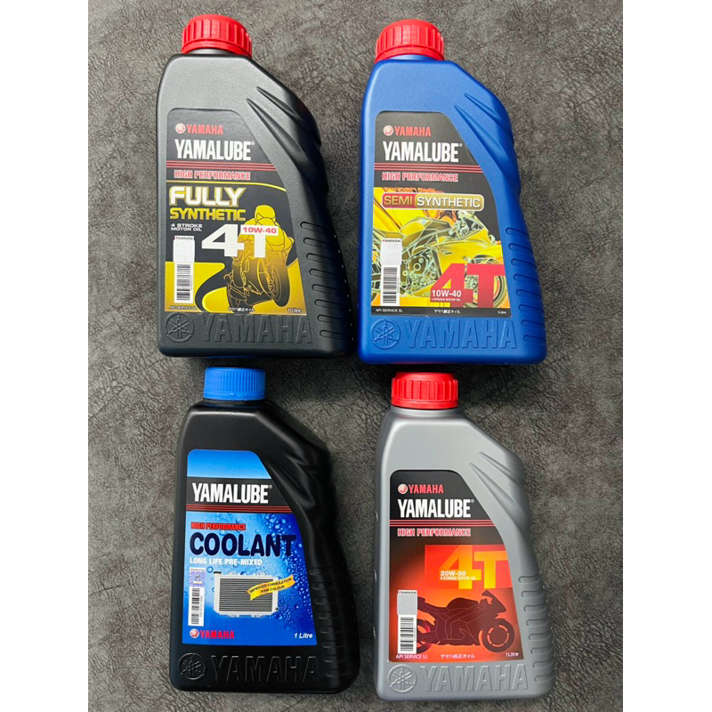 YAMALUBE 4T ENGINE OIL FULLY SYNTHETIC 100% 10W40 & SEMI SYNTHETIC ...