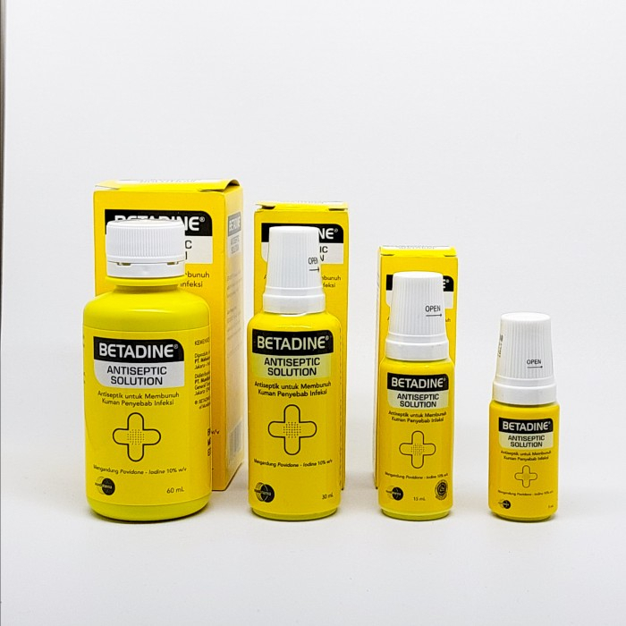 Betadine Antiseptic Solution 5 & 15 Ml Obat / Ubat Luka | Shopee Malaysia