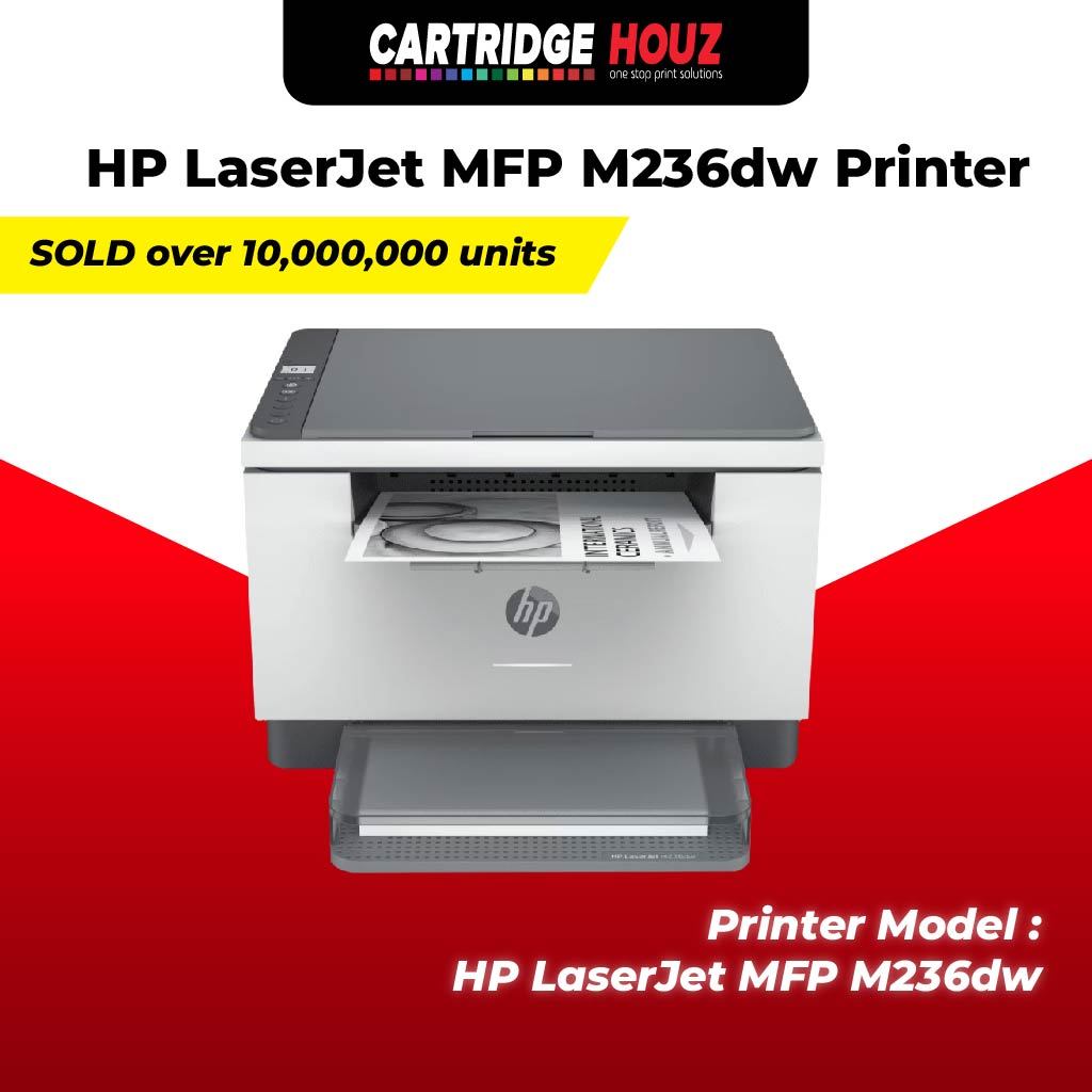 HP LaserJet MFP M236dw Printer / 3 Years Warranty / W1360, W1360X ...