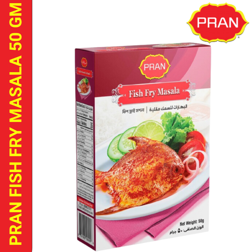 PRAN FISH MASALA 50 GM(100% HALAL CERTIFIED) | Shopee Malaysia