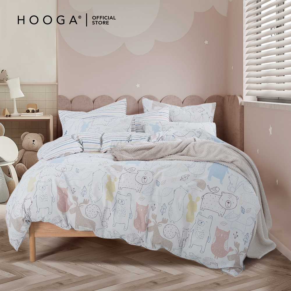 Hooga Tots Theo Bed Fitted Sheet Set/Quilt Cover Set | Shopee Malaysia