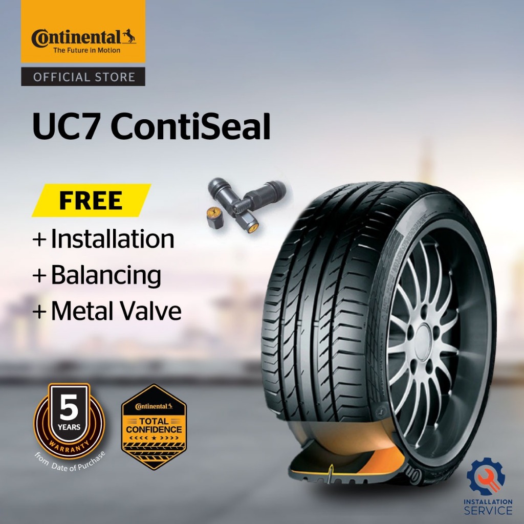 Continental UltraContact UC7 ContiSeal R16 R17 R18 R19 CS (with installation) | Shopee Malaysia