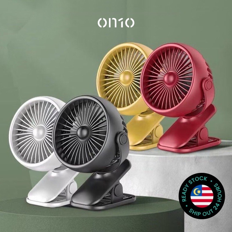 3 speed adjustable desktop mini clip fan | Shopee Malaysia
