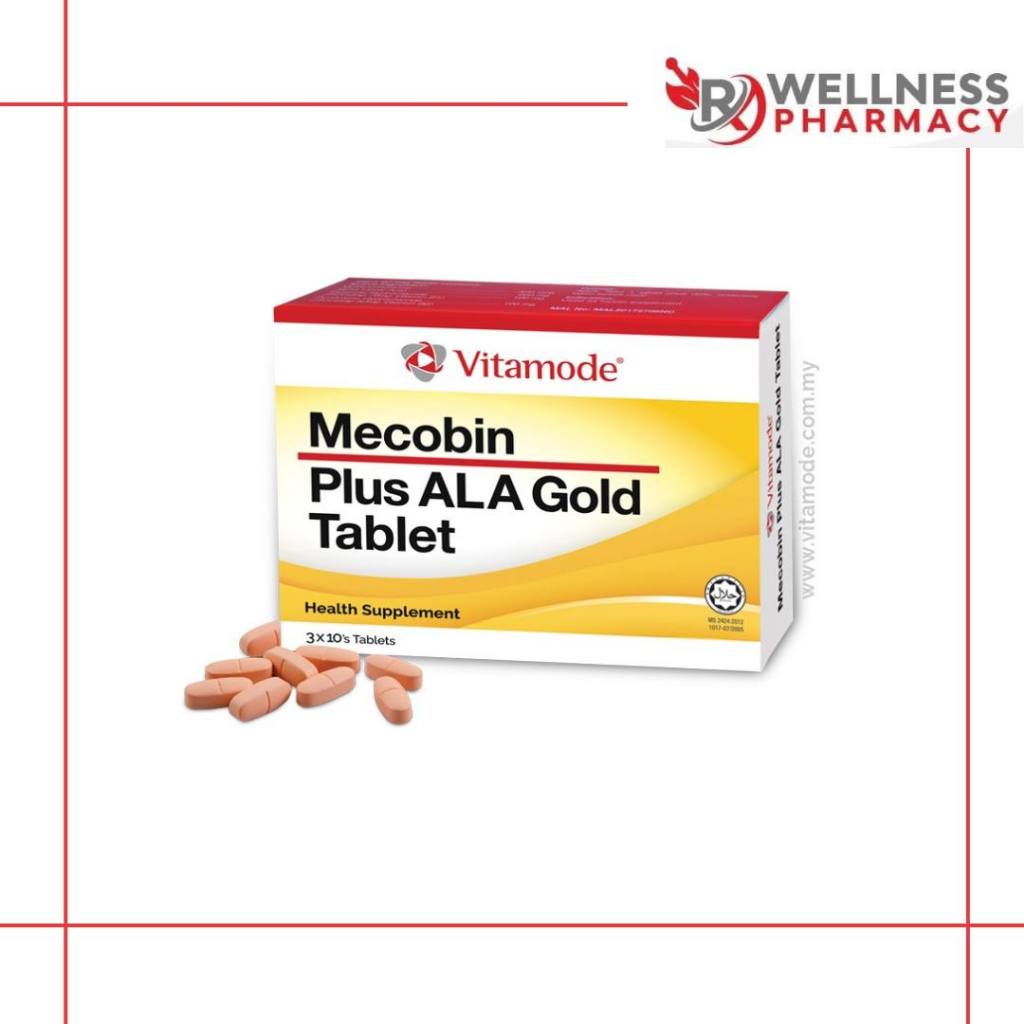 VITAMODE Mecobin Plus ALA Gold Tablet (30'S) | Shopee Malaysia