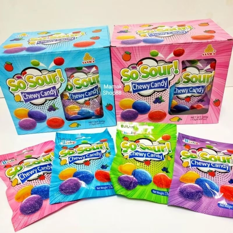 🔥 So Sour Chewy-Crunchy Candy 5 pcs 🔥 | Shopee Malaysia