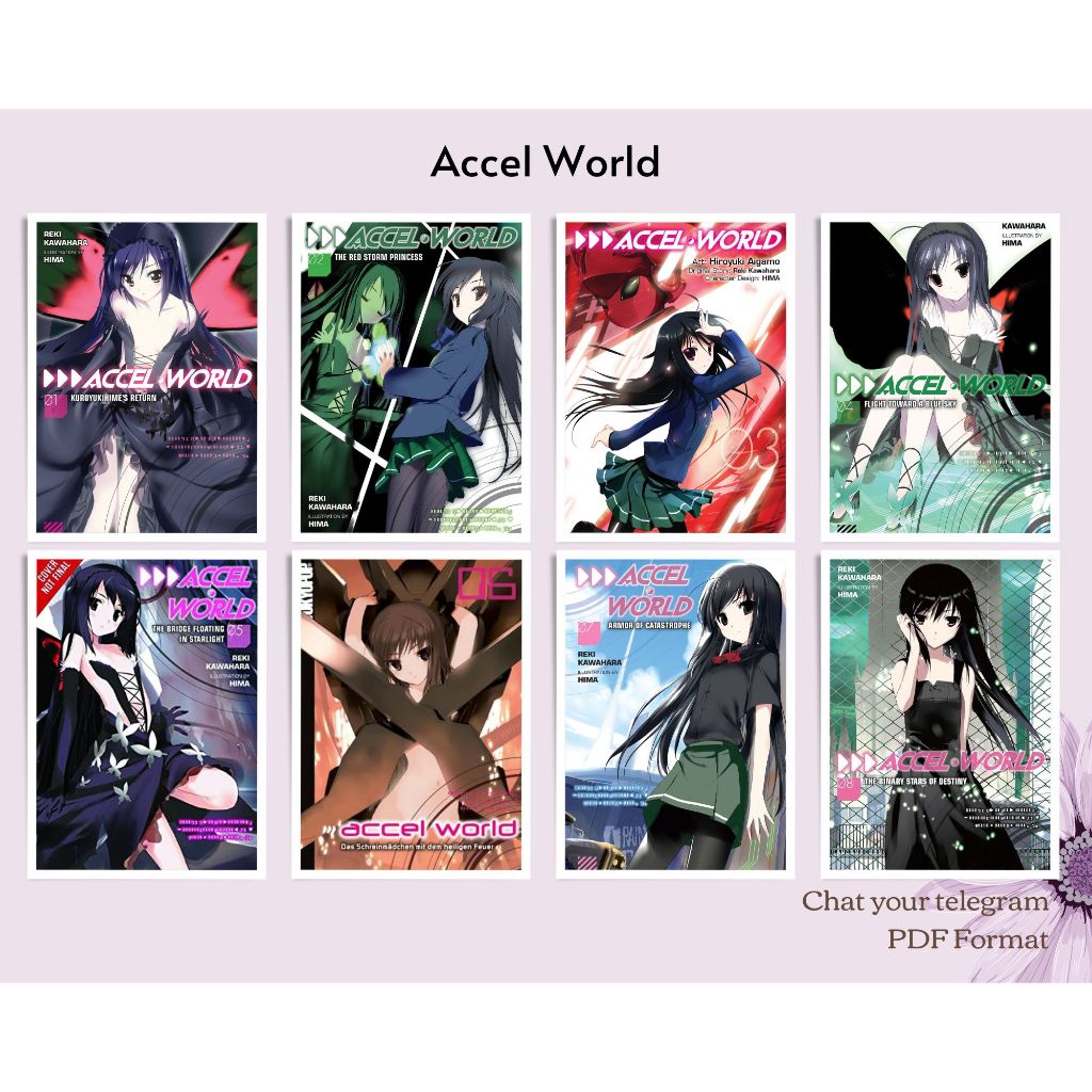 Accel World | Adachi and Shimamura Japanese Anime Light Novel | Shopee ...
