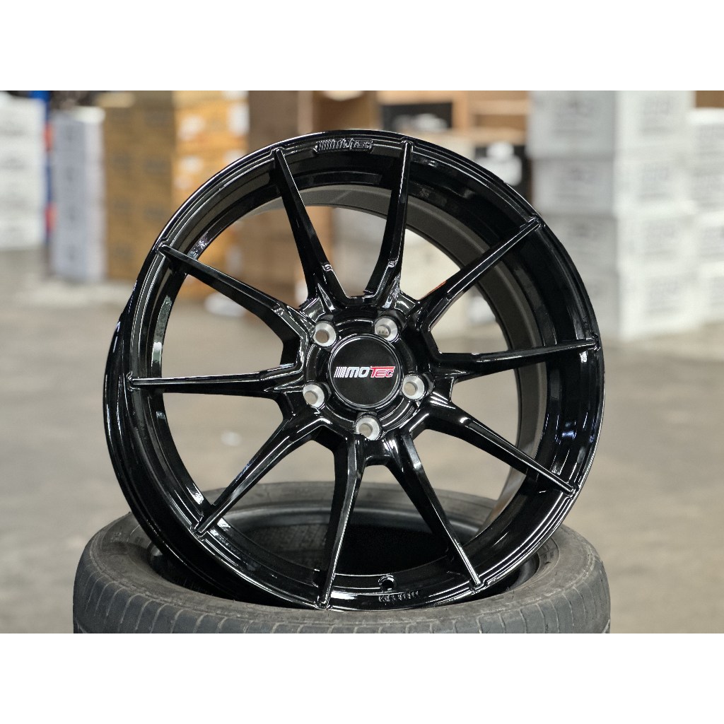 NEW 18X8J Motec MCR4 Rim (set of 4) 5X112 Black for Mini F56 JCW Golf ...