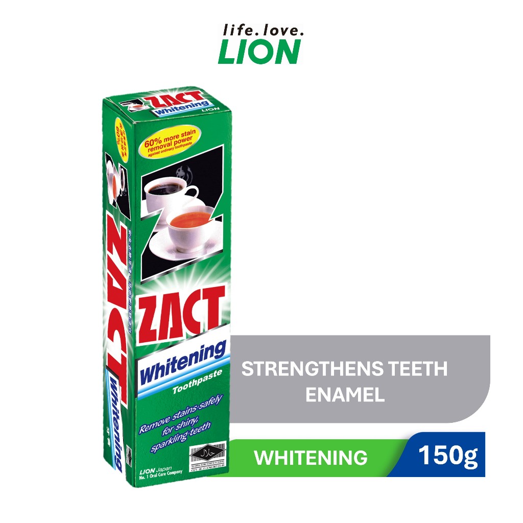 ZACT Toothpaste - Whitening (150g) | Shopee Malaysia