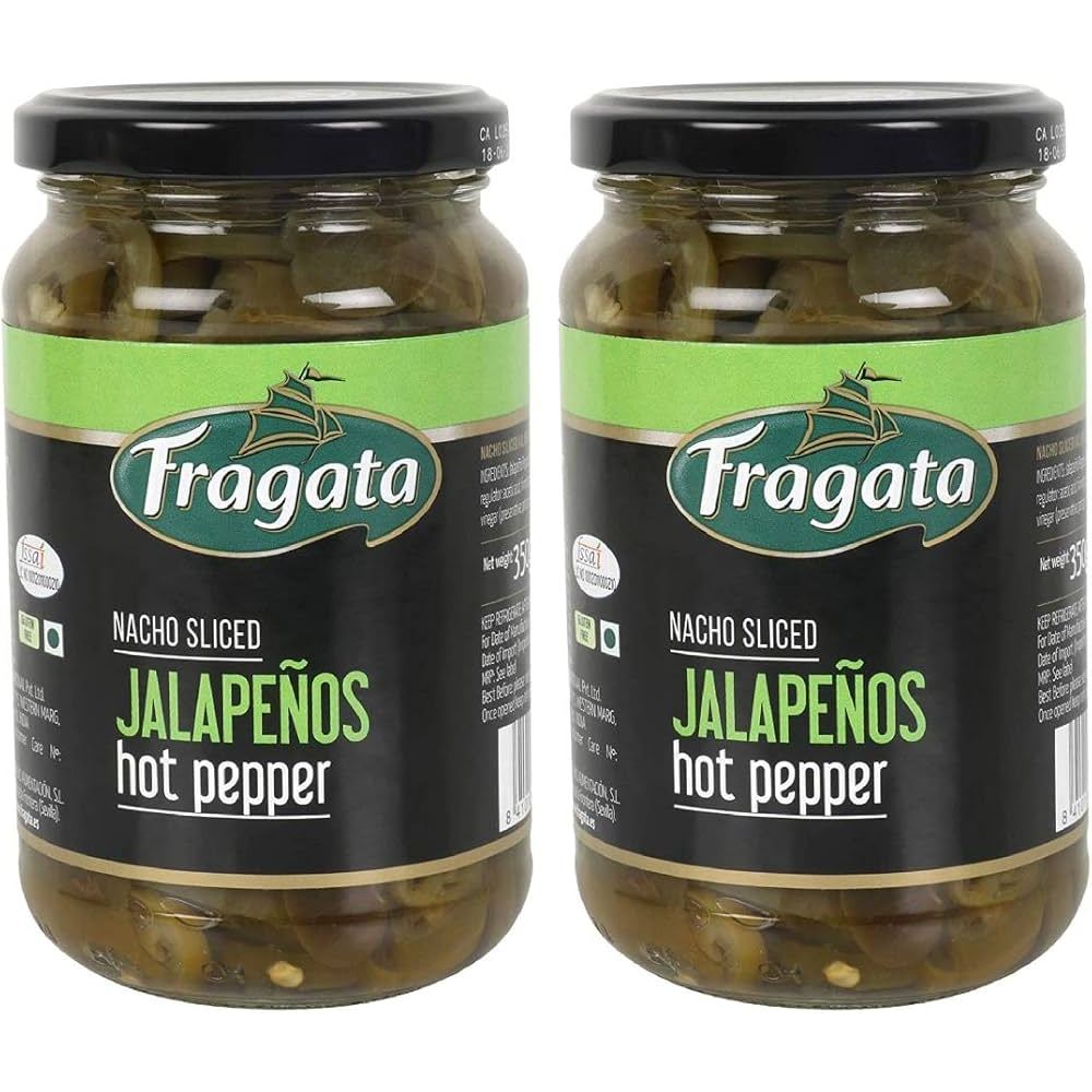 FRAGATA Nacho Sliced Jalapenos Peppers 350gm | Shopee Malaysia