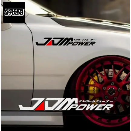 KAIZEN STUDIO JDM POWER JDM Car Decal Sticker Cermin Kereta Motor Bike ...
