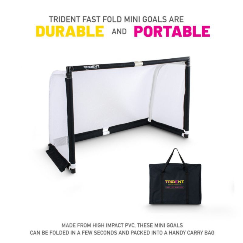 Trident Fast Fold Mini Goal Post Portable Mobile Tiang Gol Mini ...