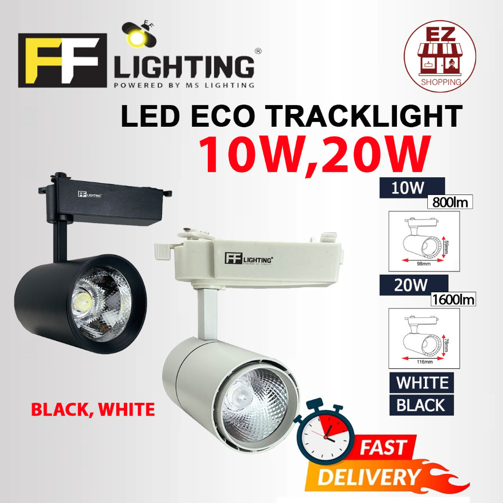 FFL LED ECO TRACK LIGHT 10W/20W | Shopee Malaysia