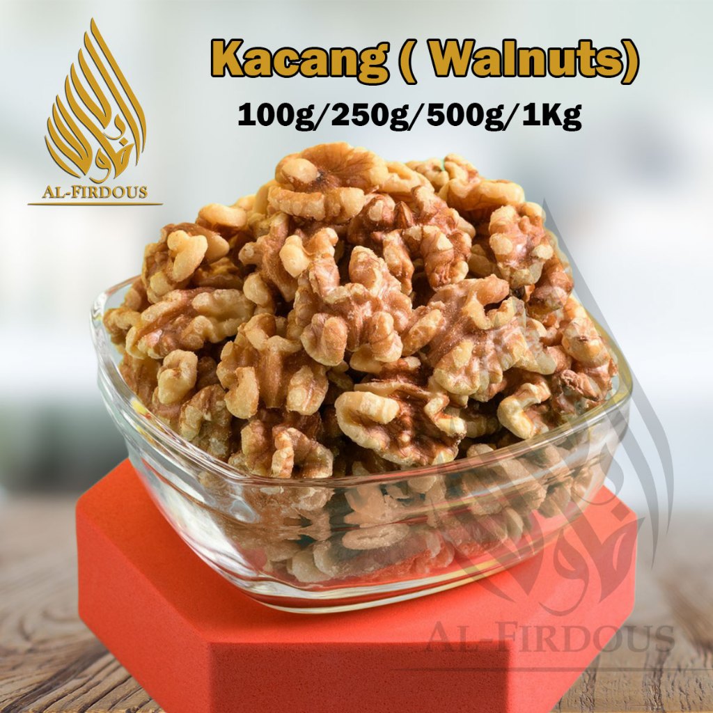 Kacang Walnuts | Walnut Nuts | nut | 100g | 250g | 500g | 1Kg | Shopee ...