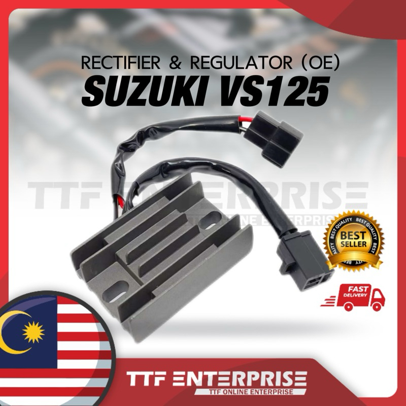 ORIGINAL!! SUZUKI VS125 RECTIFIER & REGULATOR (OE) KATAB KATAP CHARGE ...