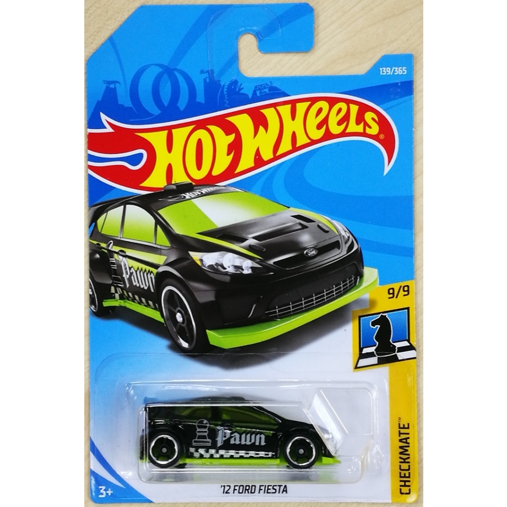 Hot Wheels 12 Ford Fiesta [HW 2012 Checkmate Race Team Snow Stormers ...