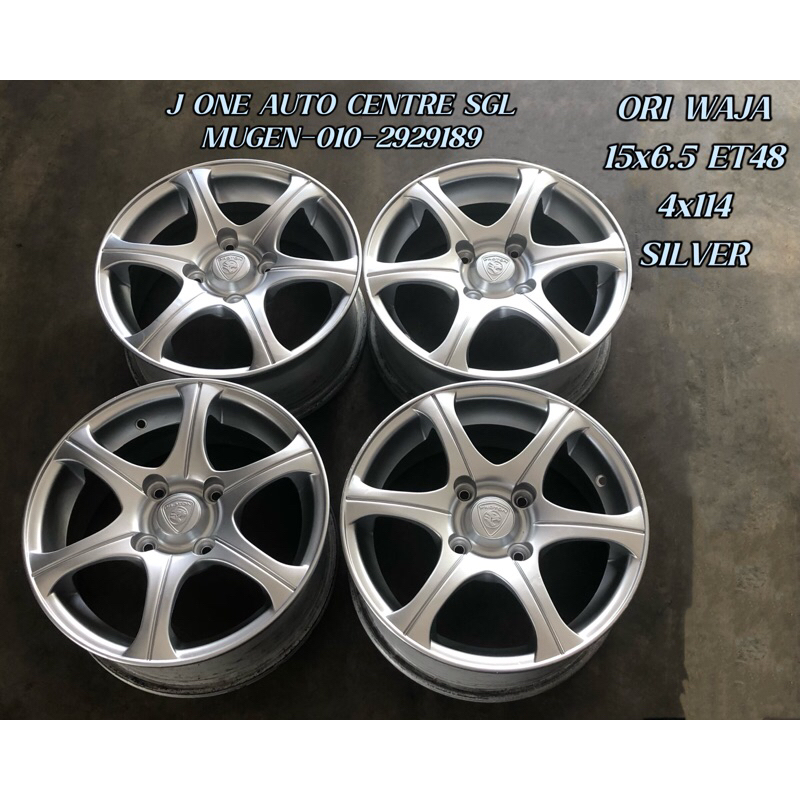 USED RIM ORI WAJA 15 INCH FOR PROTON IRIZ PERSONA WAJA GEN2 SATRIA NEO ...