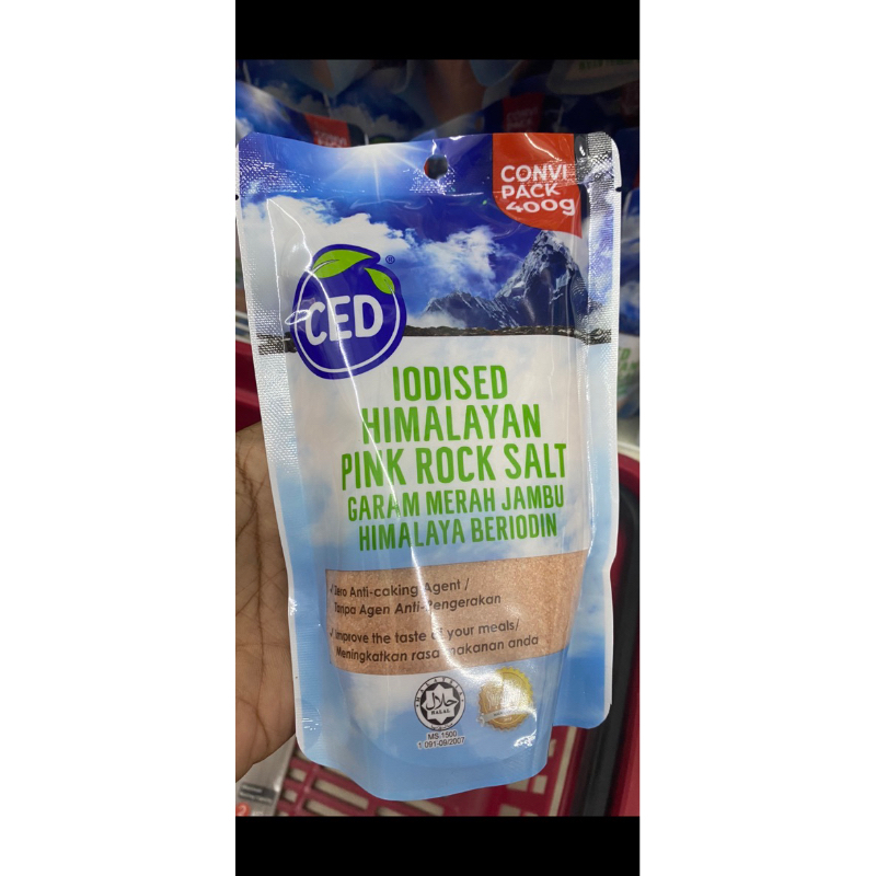 CED IODISED HIMALAYAN PINK ROCK SALT GARAM MERAH JAMBU HIMALAYA ...