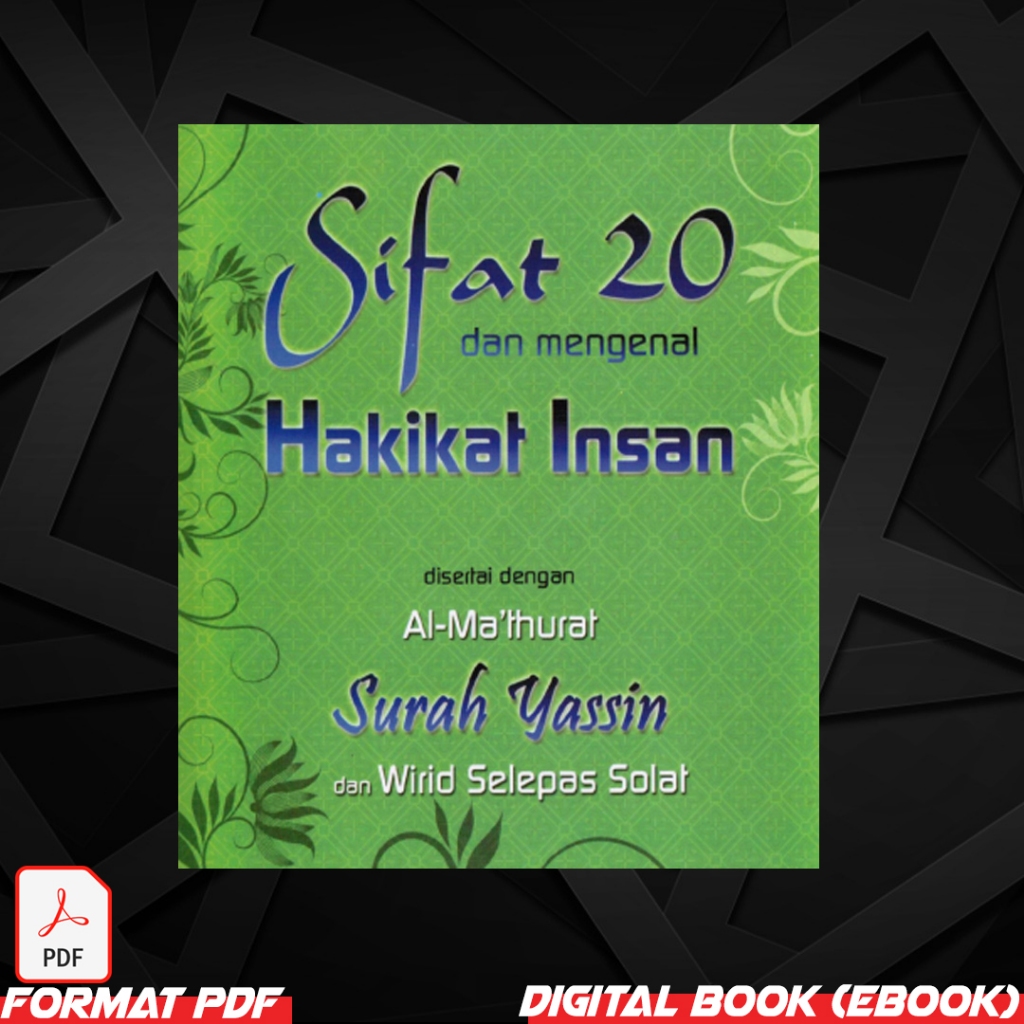 Sifat 20 Dan Mengenal Hakikat Insan | Shopee Malaysia